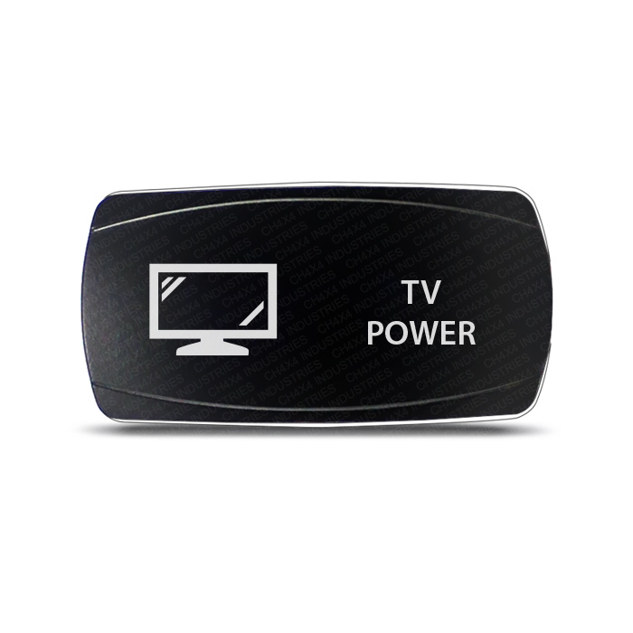 CH4x4 Rocker Switch TV Power Symbol 2 - Horizontal - CH4X4 Industries