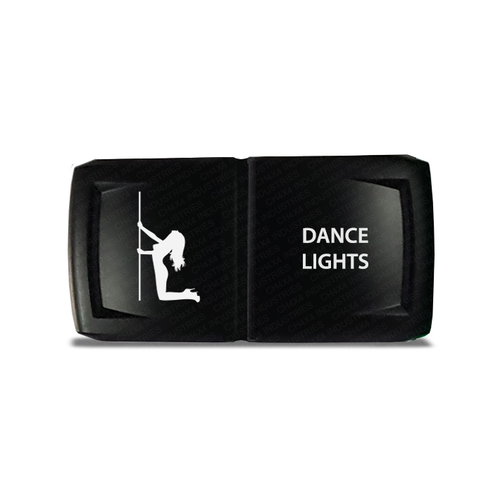 CH4x4 Rocker Switch V2 Dance Lights Symbol – Horizontal – CH4X4 Industries