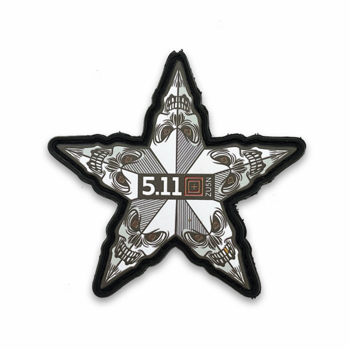 CH4X4 3D PVC Velcro Patches - 5.11 Star Style - CH4X4 Industries